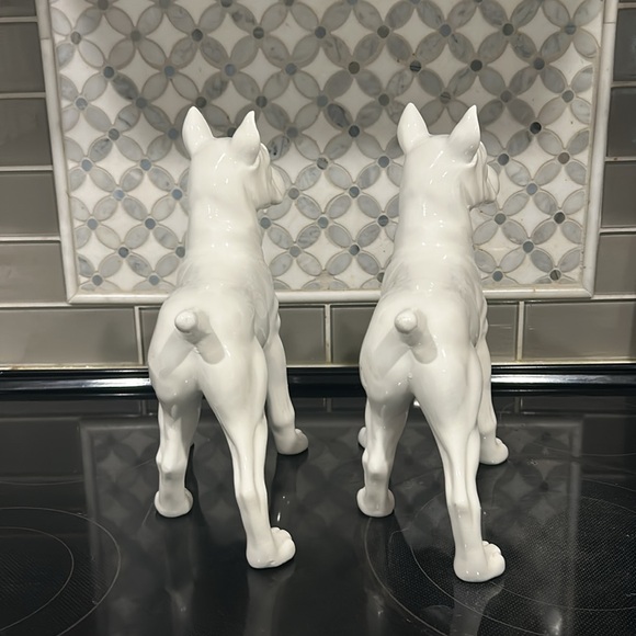 Art | Ceramic Boxer Dog Statue Set | Poshmark